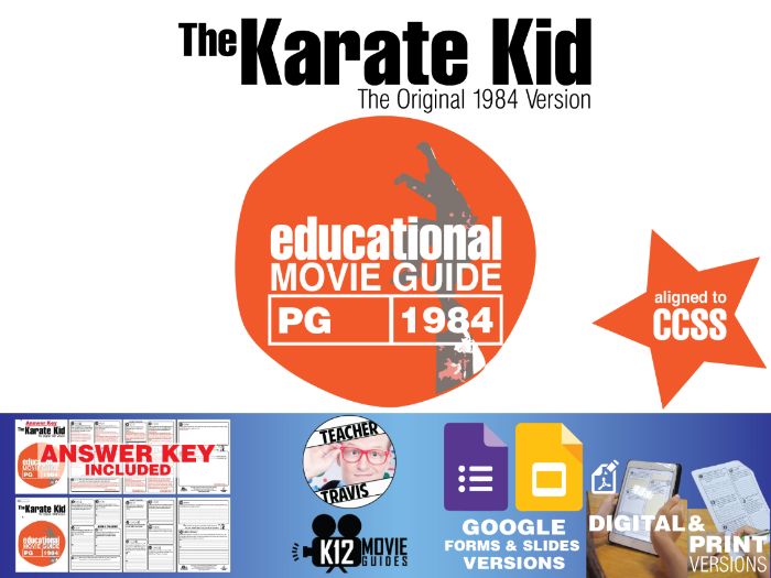 The Karate Kid Movie Guide | Questions | Worksheet | Google Classroom ...