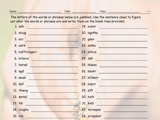 Past Simple Tense-Irregular Verbs Jumbled Words Worksheet | Teaching ...