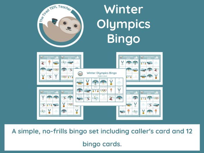 ESL Winter Olympics Vocabulary Bundle | Teaching Resources