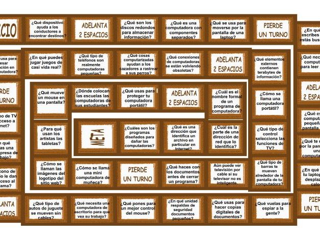 Computer Technology Spanish 4 Worksheet-2 Game-1 Exam Bundle | Teaching ...