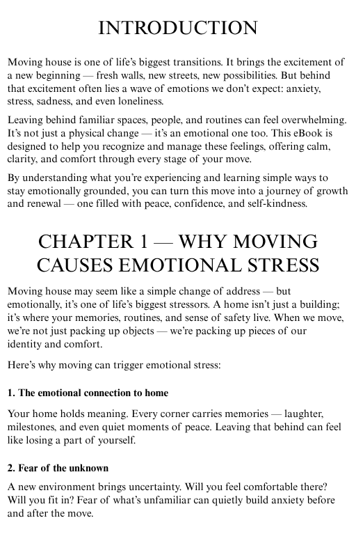 how to make moving house less stressful - moving house emotional ...