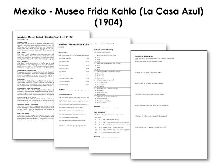Mexiko - Museo Frida Kahlo (La Casa Azul) (1904) | Teaching Resources