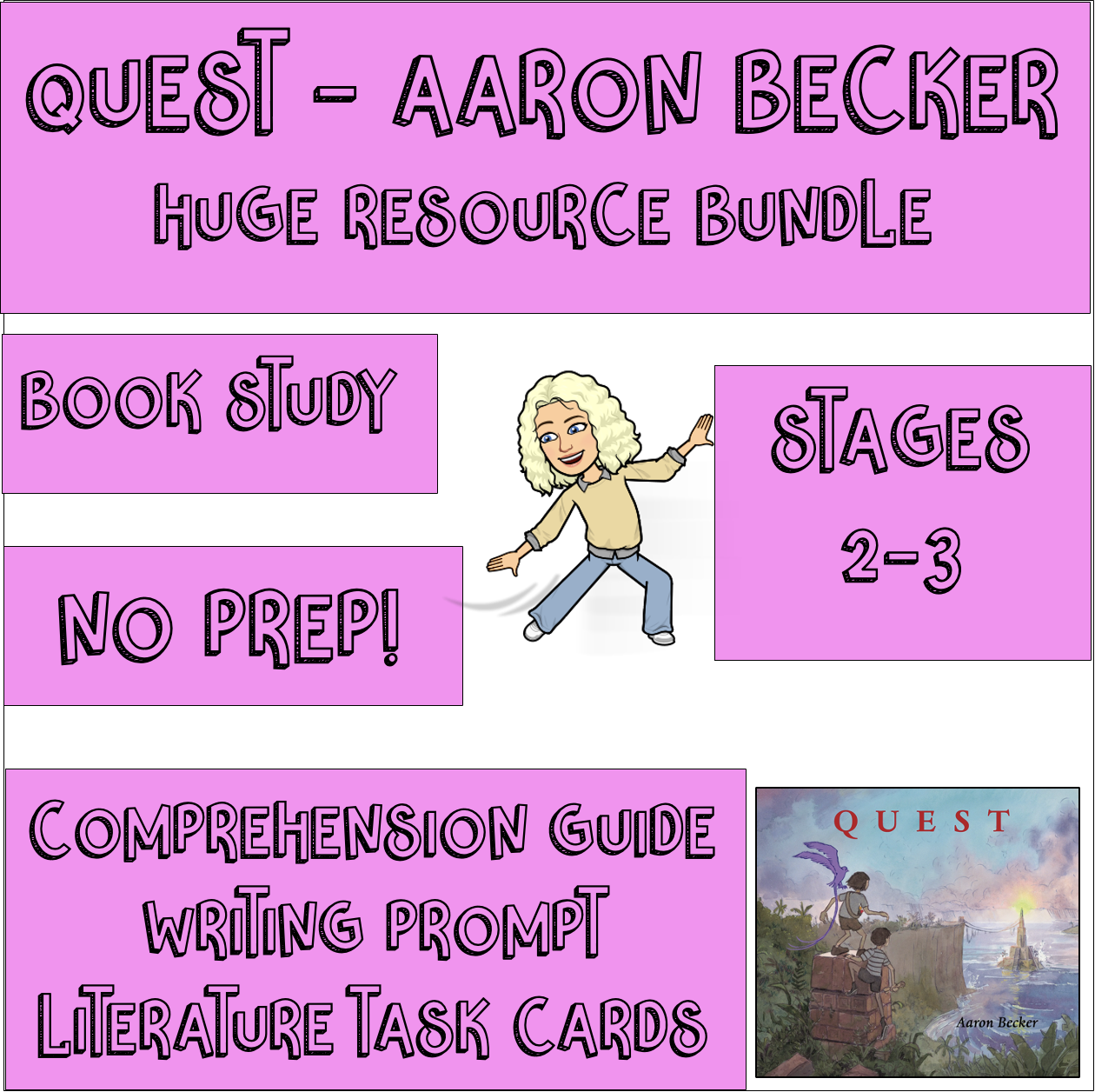 HUGE Resource Bundle - Quest - Aaron Becker - Student Workbook Stage 2 ...