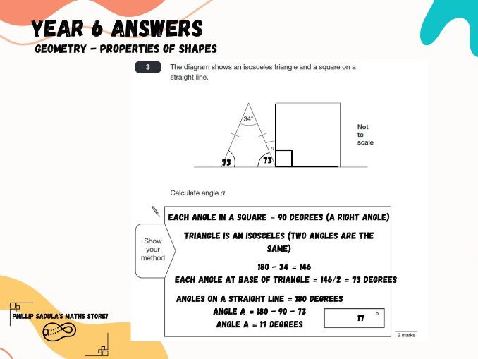 Geometry (angles) extra SATs questions and answers (HA, SATs 2022/2023 ... Geometry (angles) extra SATs questions and answers (HA, SATs 2022/2023 ...
