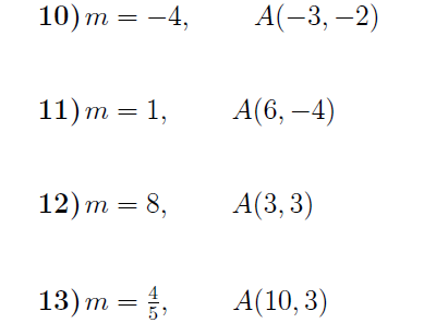 Equation of a line given its gradient and a point worksheets (with ...