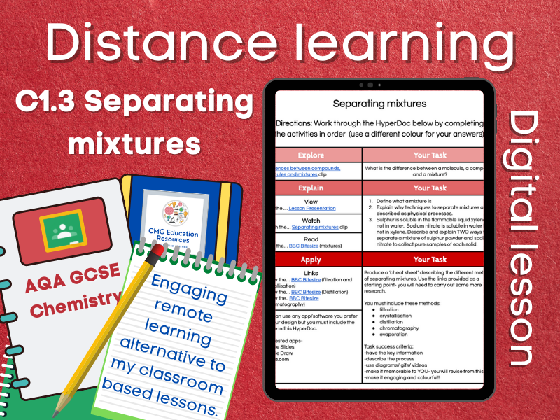 C1 Atomic structure: Distance learning bundle (AQA GCSE Chem ...