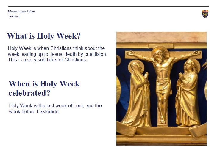 Holy Week before Easter: a short guide for primary | Teaching Resources