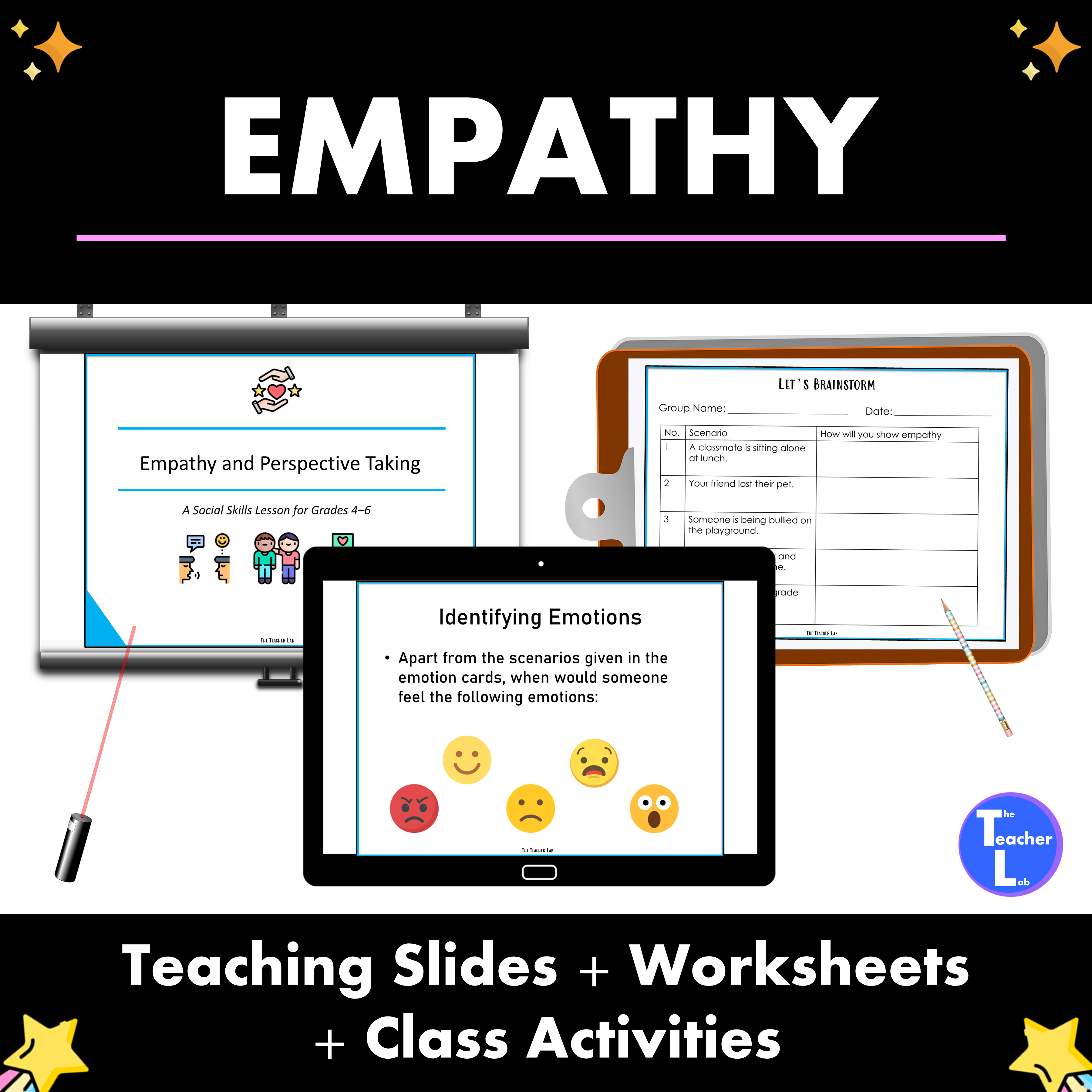 Empathy & Perspective Taking SEL Lesson 5th Grade Social Skills ...