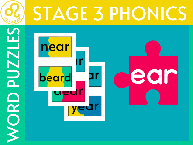 Stage 3 phonics word puzzle bundle 12 sounds | Teaching Resources