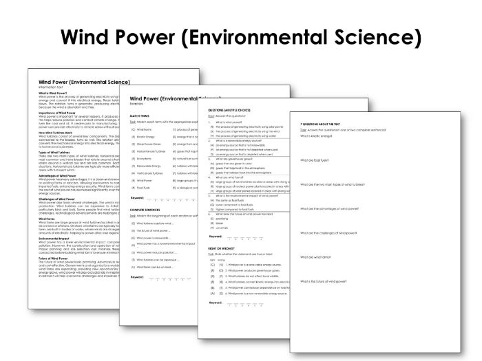 Wind Power (Environmental Science) | Teaching Resources