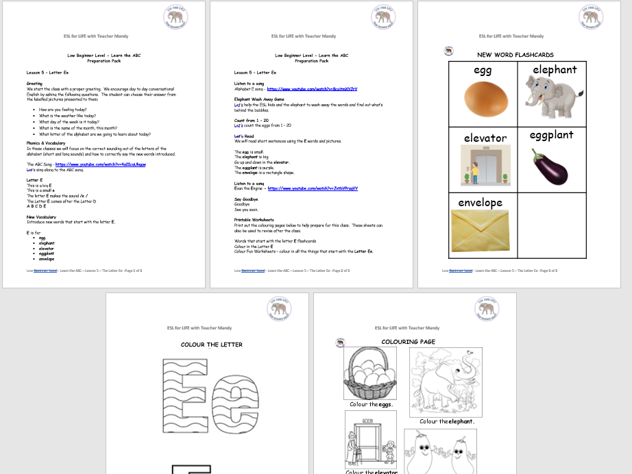 Whole-school English language learning resources