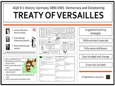 Treaty of Versailles | Teaching Resources