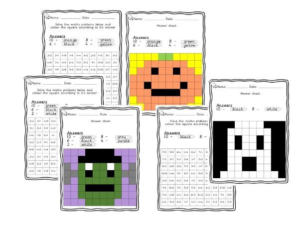 Halloween Bundle - Maths, phonics, handwriting | Teaching Resources
