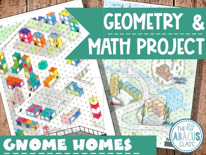 Geometry and Math Creative Project Year 6 - 8 | Teaching Resources