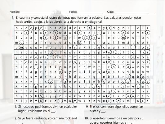 Conditional Sentences Type 2 Wacky Trails Spanish Worksheet | Teaching ...