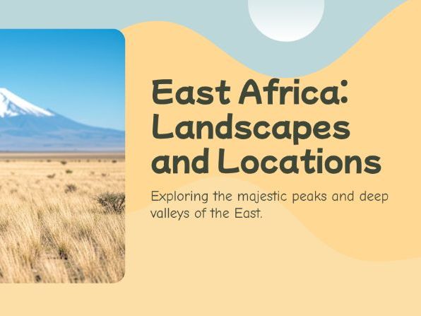 Africa - East Africa: Landscapes and Locations | Teaching Resources