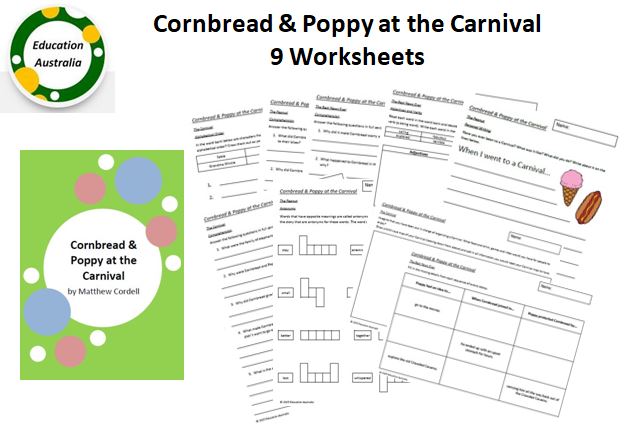 Cornbread & Poppy at the Carnival by Matthew Cordell - 9 Worksheets ...
