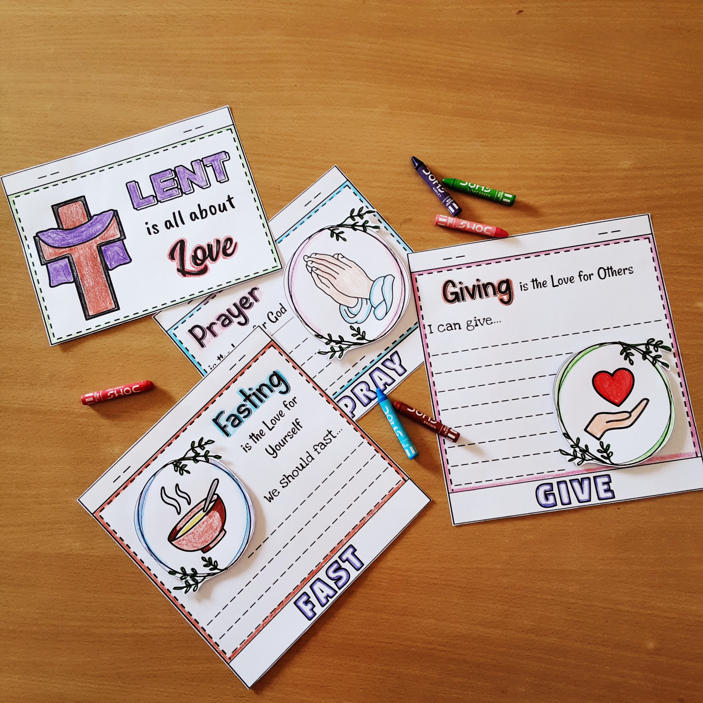 Lent Activities | Lent Crafts | Lent Writing | Lent Flipbook | Lent ...