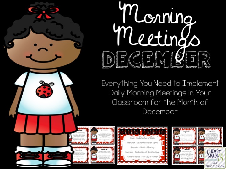 December Morning Meetings | Teaching Resources