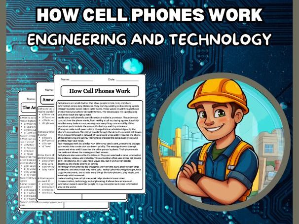 How Cell Phones Work Reading Comprehension Passages & Questions ...