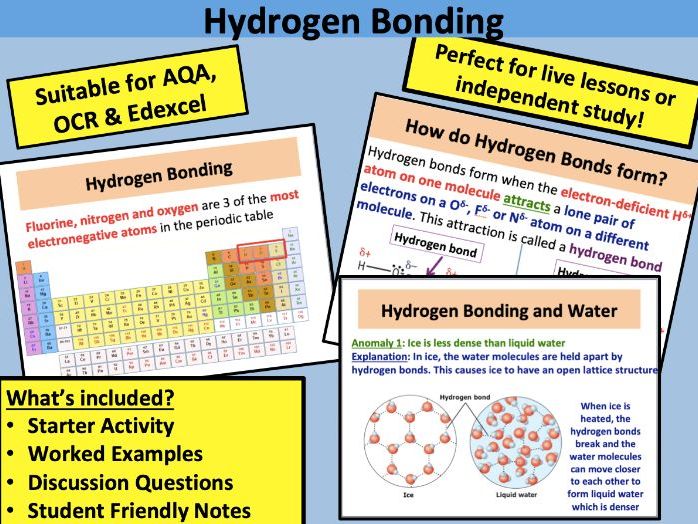 AS Chemistry: Intermolecular Forces (Part 2) | Teaching Resources