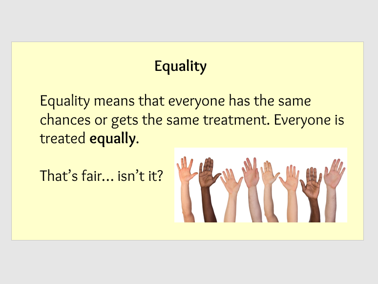 Equity vs. Equality Assembly or Lesson PPT | Teaching Resources