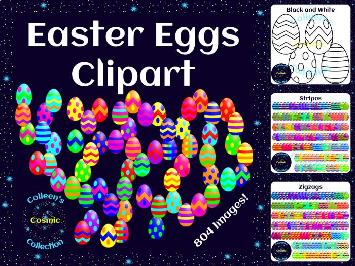 Easter Eggs Clipart | Teaching Resources
