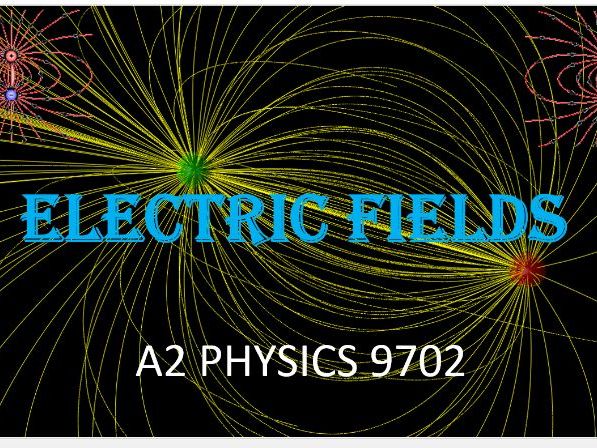 ELECTRIC FIELDS: A2 PHYSICS 9702 | Teaching Resources