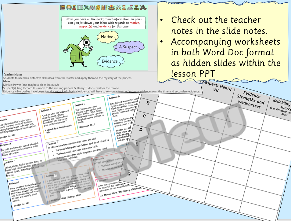 Mystery of the princes in the tower | Teaching Resources