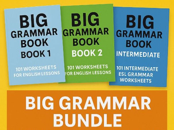 Big Grammar Bundle – Beginner & Intermediate ESL | Teaching Resources