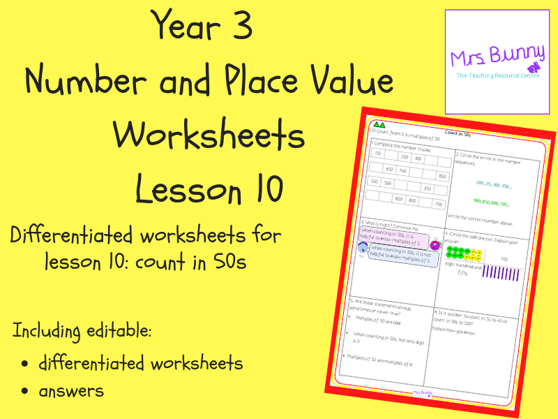 Count In 50s Worksheets Year 3 Number And Place Value Teaching Count In 50s Worksheets Year 3 Number And Place Value Teaching