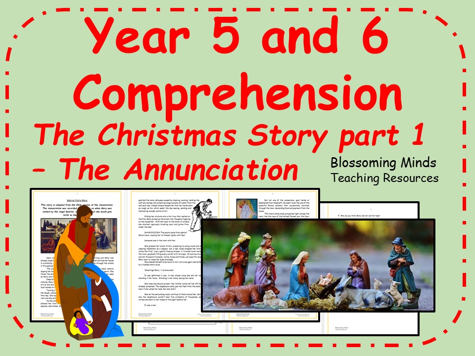 Year 6 Christmas Story Comprehension Bundle Teaching Resources