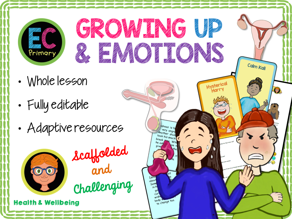 Changing Emotions PSHE | Teaching Resources