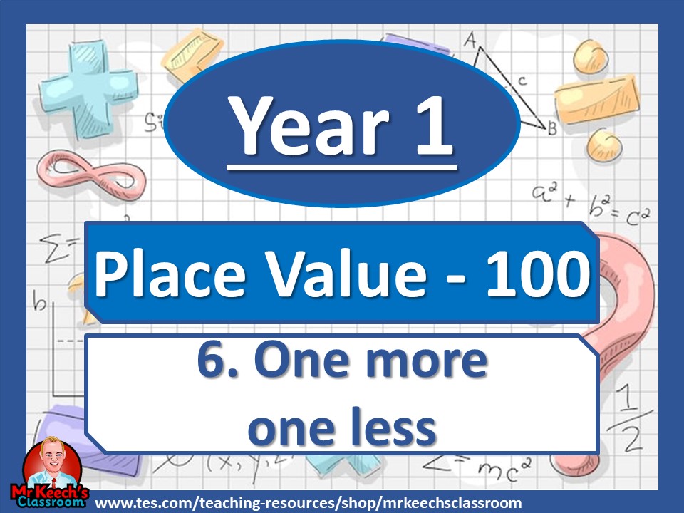 Year 1 Place Value Within 100 One More One Less White Rose Maths