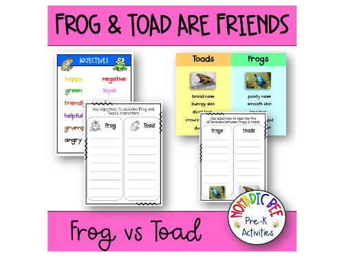 Frog and Toad are Friends - Frogs vs Toads | Teaching Resources