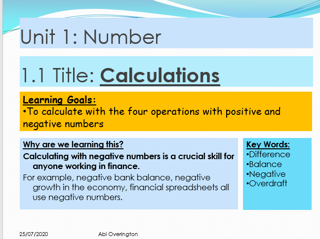 Year 8 Number Calculations | Teaching Resources