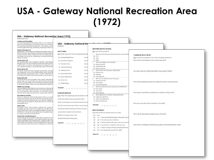 USA - Gateway National Recreation Area (1972) | Teaching Resources