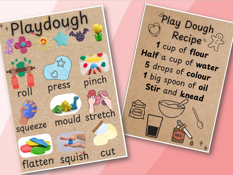 Playdough Poster and Sign | Teaching Resources
