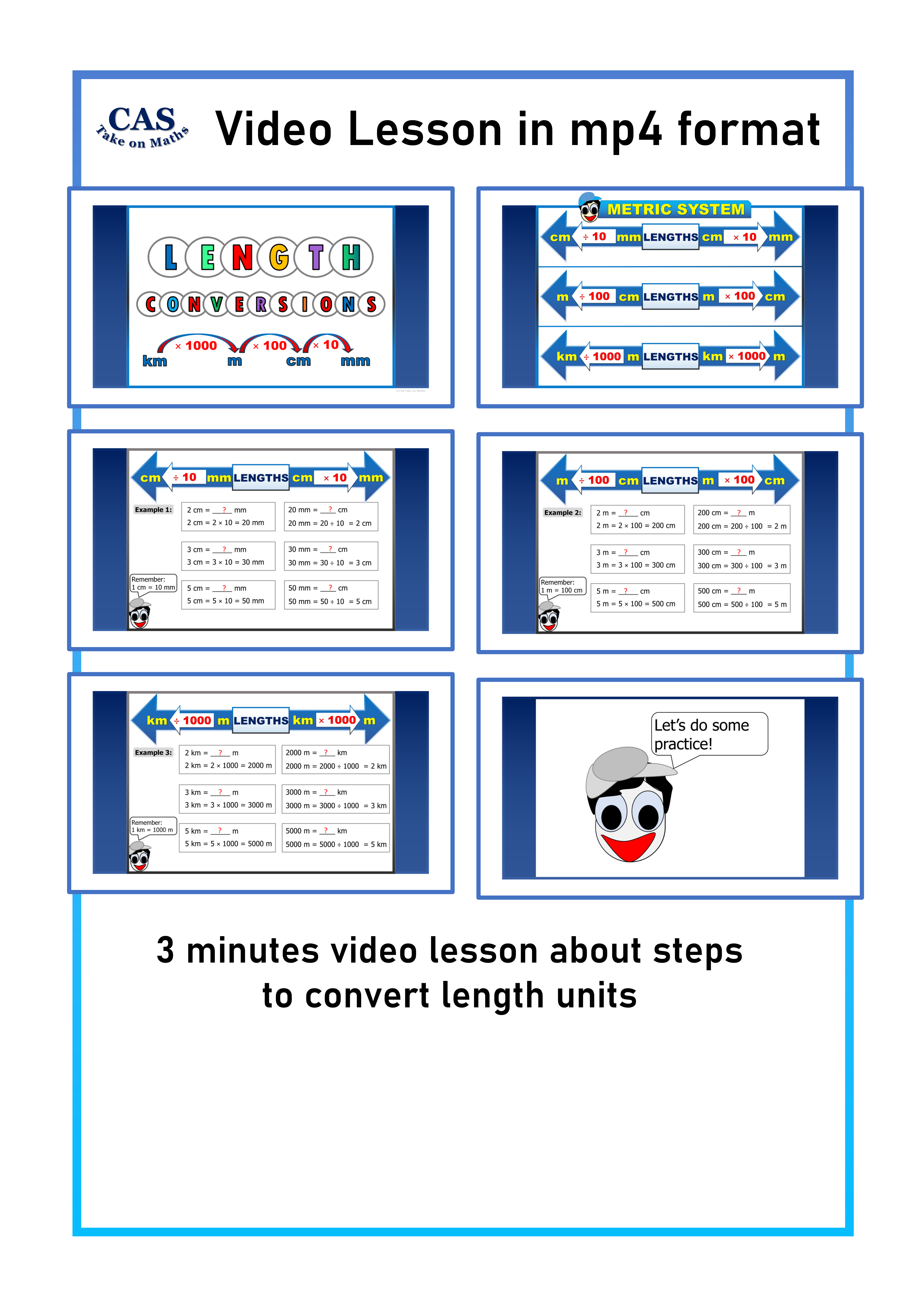 Length Conversions-Metric System (Activities and Answers) | Teaching ...