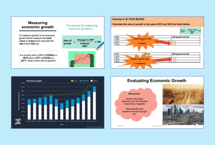 3.1 Economic Growth - GCSE Economics OCR | Teaching Resources