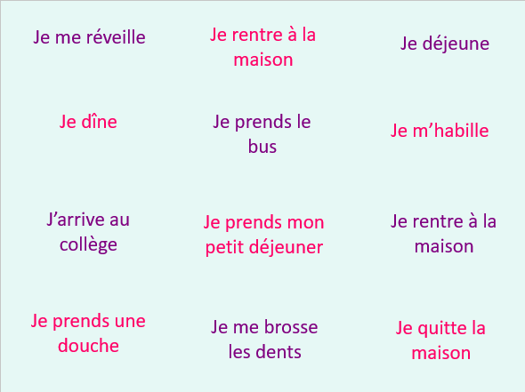 Ma routine | Teaching Resources