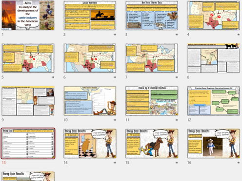 GCSE History Edexcel: The American West Unit 2 Bundle (10 lessons) | Teaching Resources