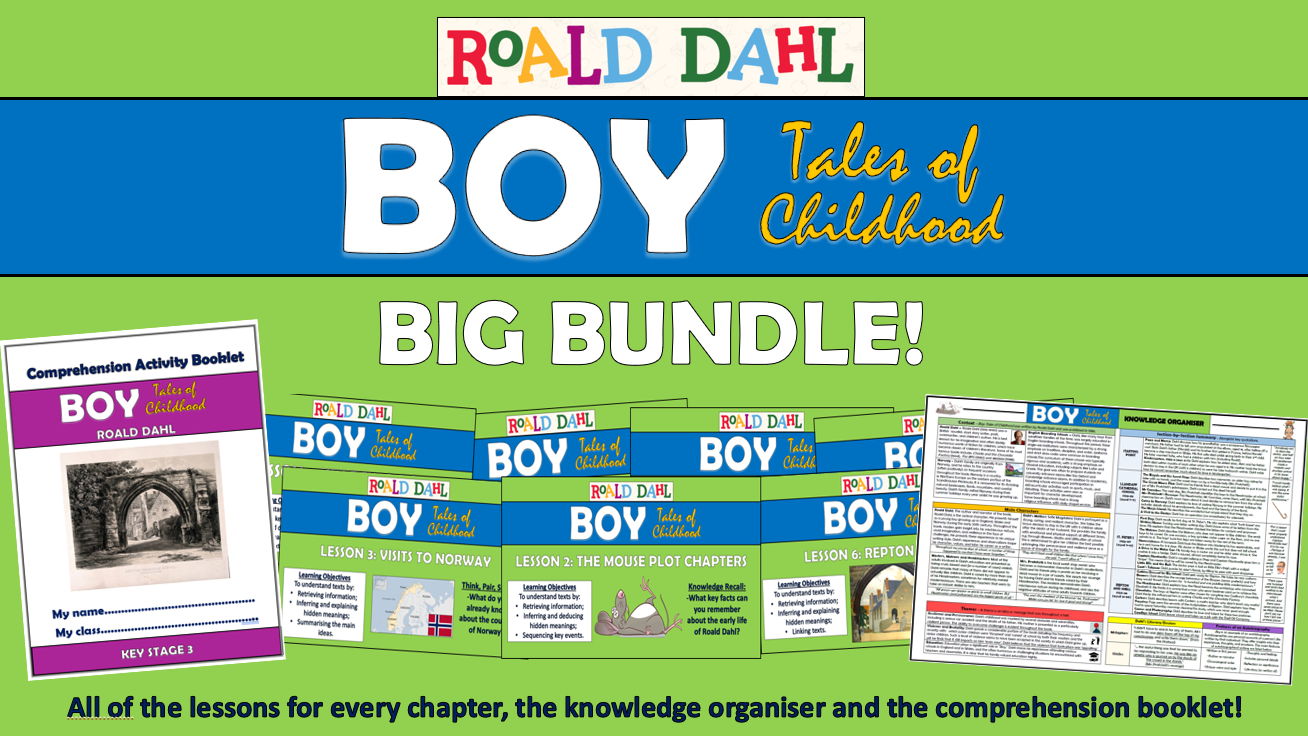 Boy - Roald Dahl - Big Bundle! | Teaching Resources