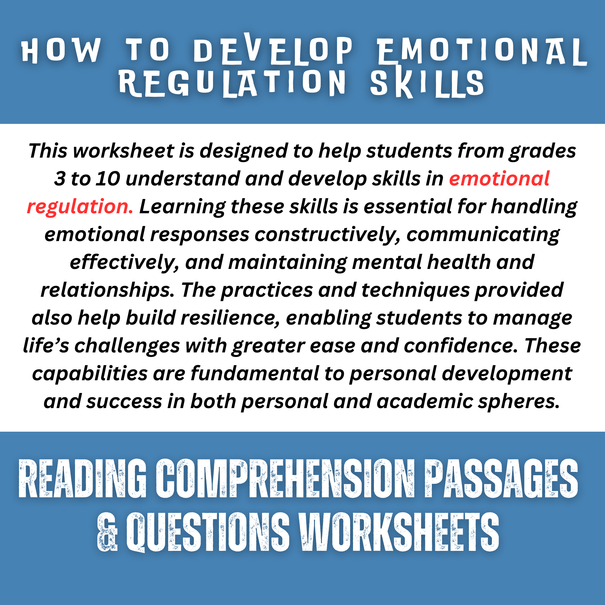 How to Develop Emotional Regulation Skills -Psychology and Human ...