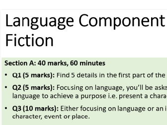 Eduqas GCSE English Language Exam Paper Breakdowns | Teaching Resources