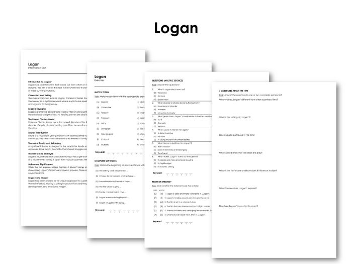 The Movie "Logan" | Teaching Resources
