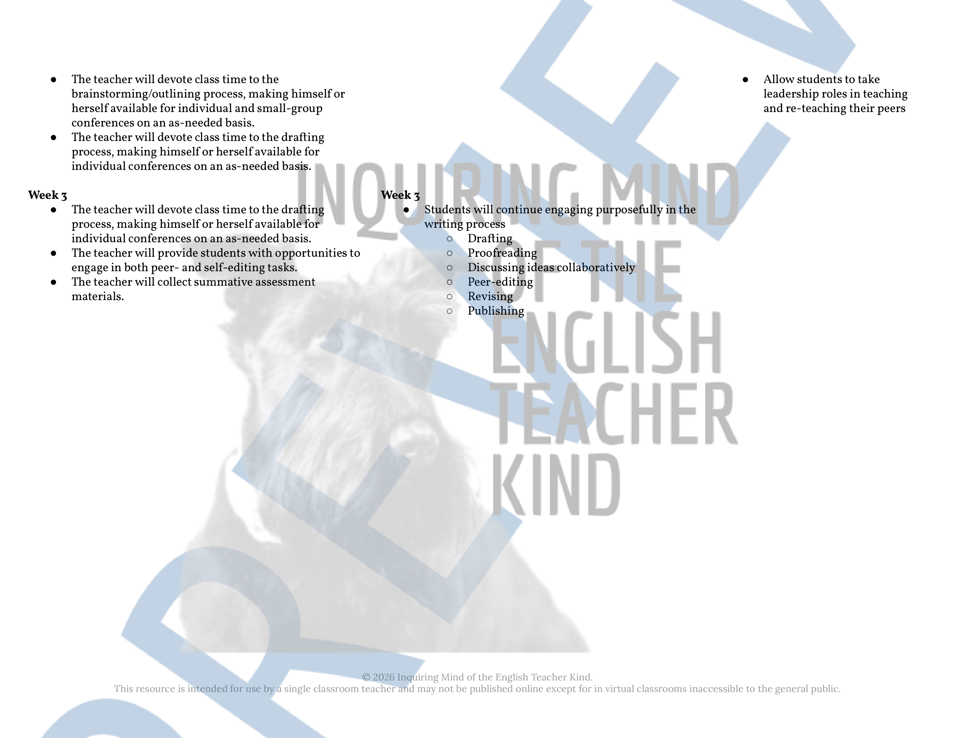 High School Creative Writing Unit Plan and Story Project | Ironic ...