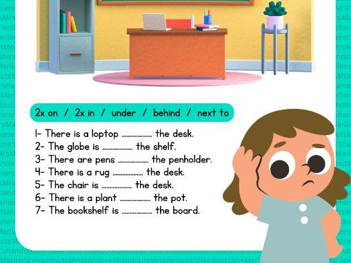 Where Are the Objects? – Prepositions of Place Worksheet (Free via ...