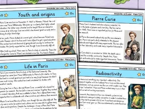 Marie Curie | Science | Radioactivity & Pioneering Research | Teaching ...