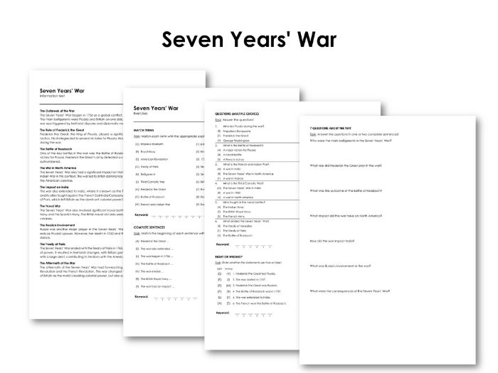 Seven Years' War | Teaching Resources